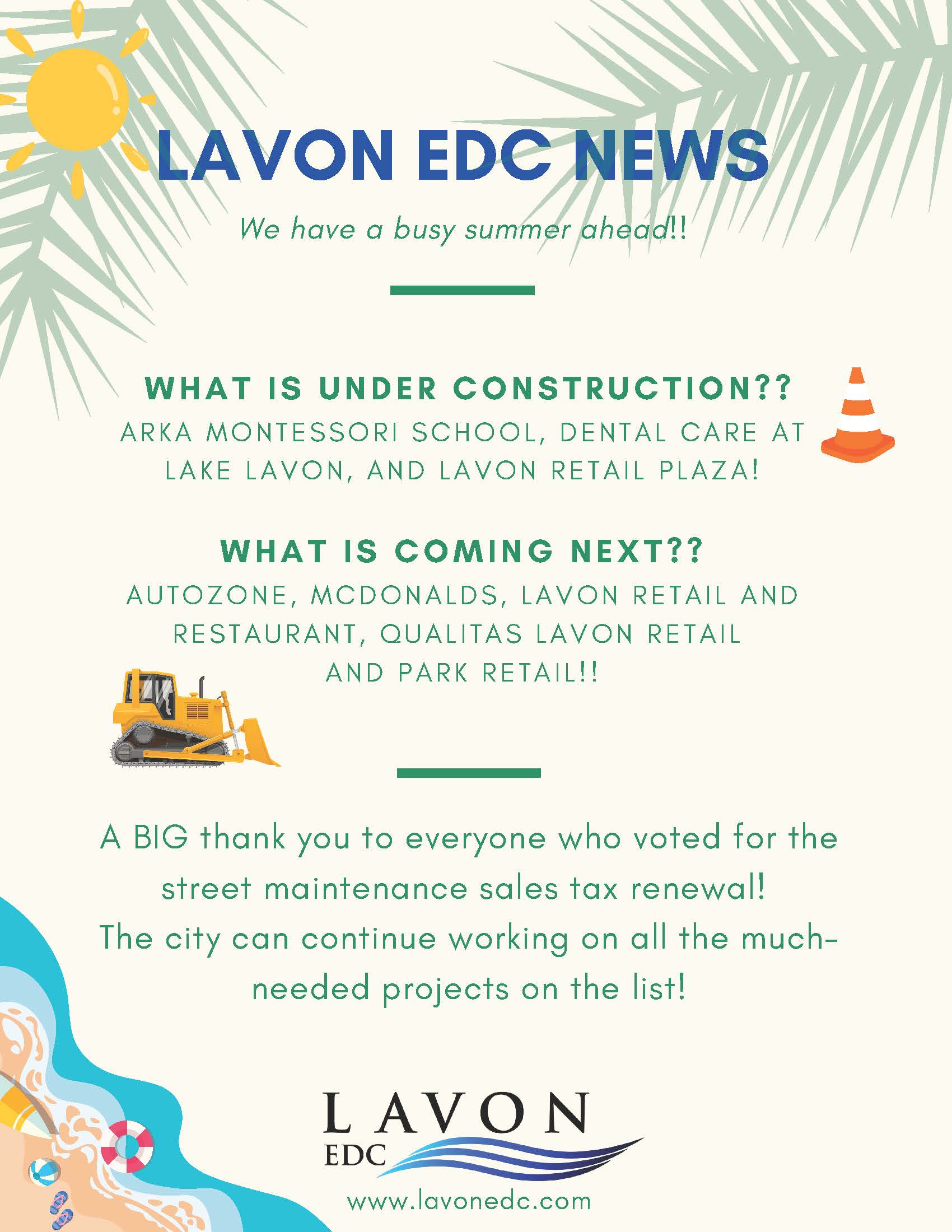 New business coming soon! | Lavon Economic Development Corp TX
